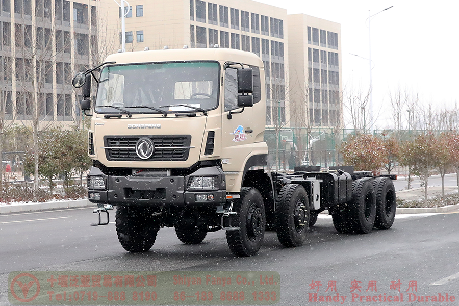 8*8 four axle off-road truck chassis introduction